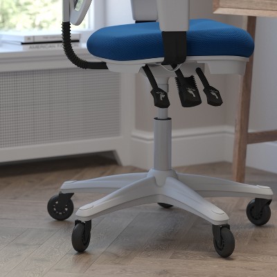 Flash Furniture Mid-back Ergonomic Multifunction Mesh Chair With ...