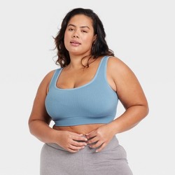 Jockey Generation™ Women's Recycled Seamfree Ribbed Plunge Bralette ...