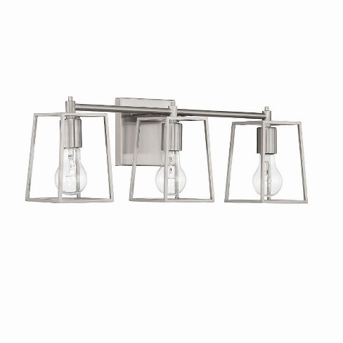 Craftmade Lighting Dunn 3 - Light Vanity In Brushed Polished Nickel ...
