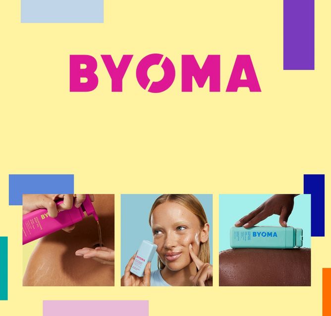 BYOMA products at Target