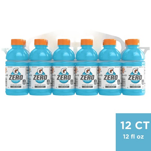 Gatorade G Zero Cool Blue Sports Drink - 12pk/12 Fl Oz Bottles : Target