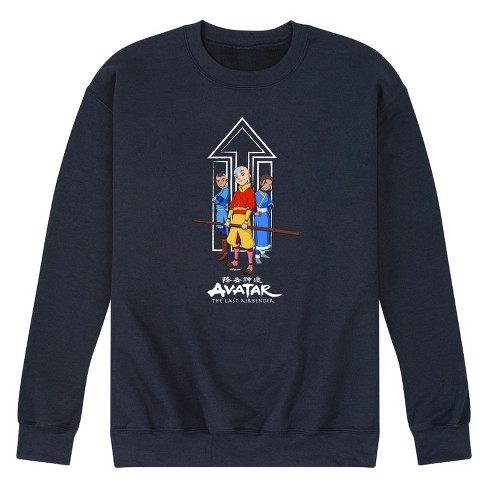 Men's Avatar: The Last Airbender Team Avatar Graphic Fleece Sweatshirt ...