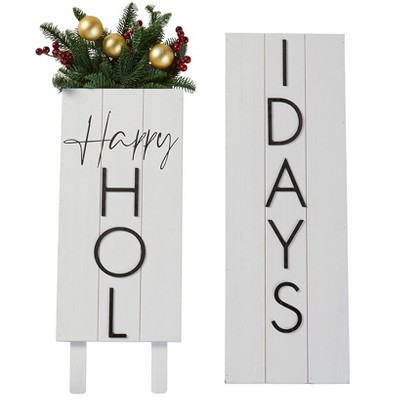 The Lakeside Collection Outdoor Christmas Porch Leaner : Target