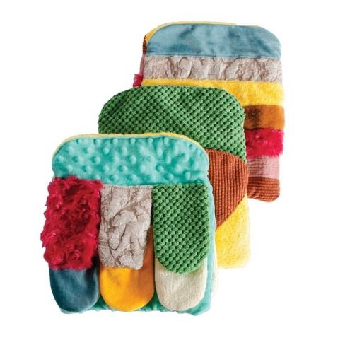 Kaplan Early Learning Crinkle Pockets - Rainbow - Set Of 3 : Target