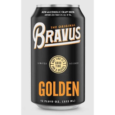 Bravus Non-alcoholic Golden Ale - 6pk/12fl Oz Cans : Target