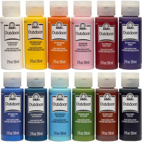 Folkart Outdoor 12pc Set 2oz Target