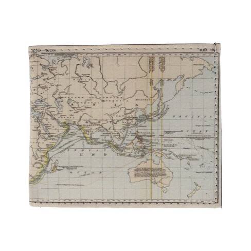 Ctm Men's World Map Bifold Wallet, World Map : Target