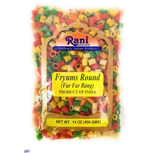 Far Far / Fryums (round/pipe Shape) - 14oz (400gm) - Rani Brand ...