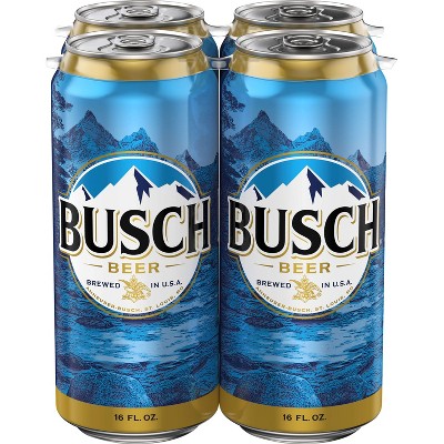 Busch Beer - 4pk/16 Fl Oz Cans : Target