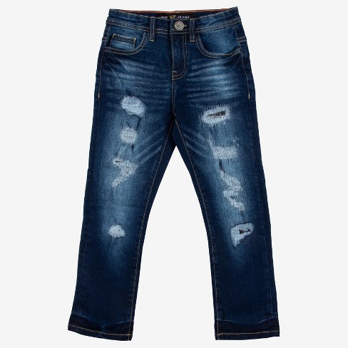 X Ray Little Boy's Rip And Repair Jeans : Target