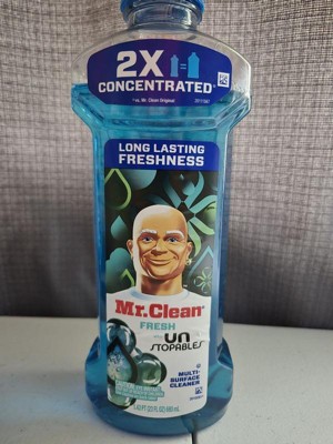 Mr. Clean Fresh Dilute Unstopables Multi-surface Cleaner - 23 Fl Oz ...
