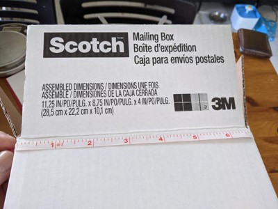 Scotch 11.25" X 8.75" X 4" Medium Mailing Box : Target