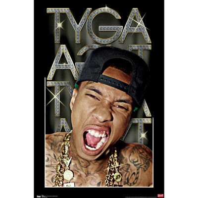 Trends International Tyga - Bling Magnetic Framed Wall Poster Prints ...