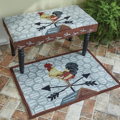 Park Designs Break Of Day Rooster Hooked Bench : Target