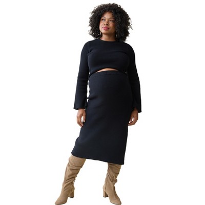 Petal And Pup Women's Yara Dress - Black L/xl : Target
