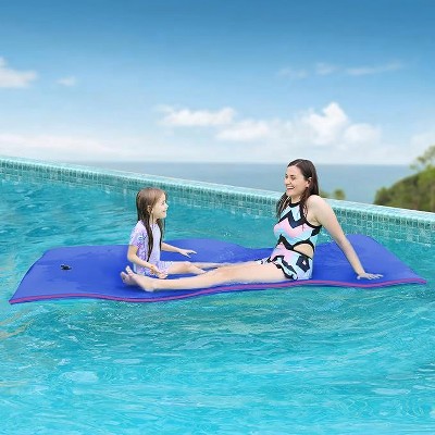 Geemax 9 X 6 Ft Water Floating Mat Foam Pad Bouncy Tear-resistant Xpe ...
