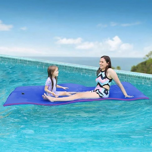 Geemax 8'x4' Water Floating Mat Foam Pad Bouncy Tear-resistant Xpe Foam ...