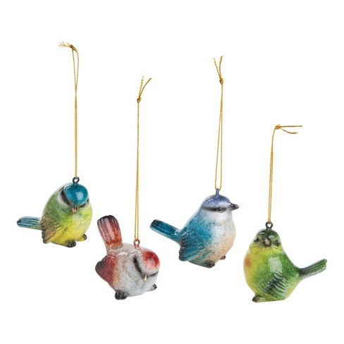 Gallerie Ii Cozumel Mini Songbird Christmas Xmas Ornament, Set Of 4 ...