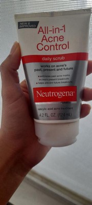 Neutrogena All-in-1 Acne Control Daily Face Scrub With Salicylic Acid ...
