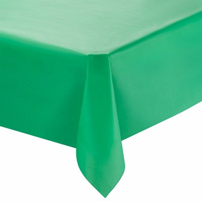 Smarty Had A Party 54" X 108" Hunter Green Rectangular Disposable ...