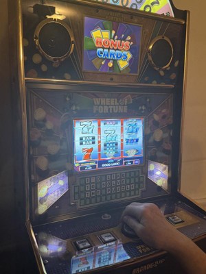 Arcade1up Wheel Of Fortune Casinocade Deluxe Arcade Game 5 Foot Tall ...