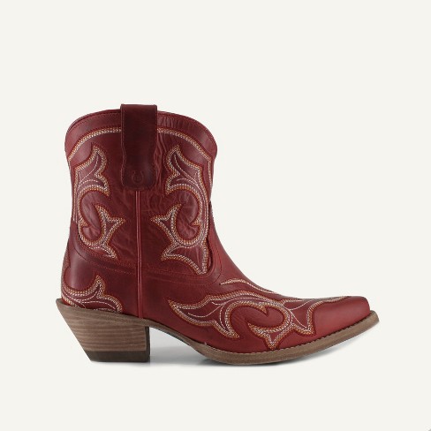 Buck & Brana Regina Leather Cowgirl Boots - Classic Western Elegance ...