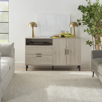 16" Modern Iron Mushroom Gold Table Lamp Set Of 2 - Nourison : Target