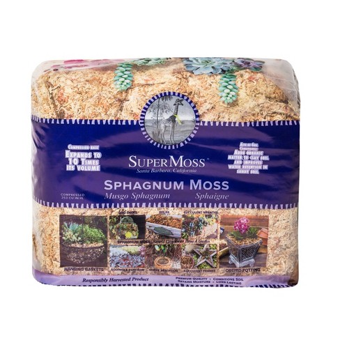 Supermoss Sphagnum Moss Bale Decorative Filler - Natural: Ideal For ...