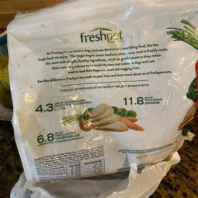 Freshpet Select Roasted Meals Tender Chicken And Vegetable Recipe ...