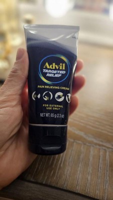 Advil Targeted Relief Pain Relieving Cream with Massage Applicator - 2 ...