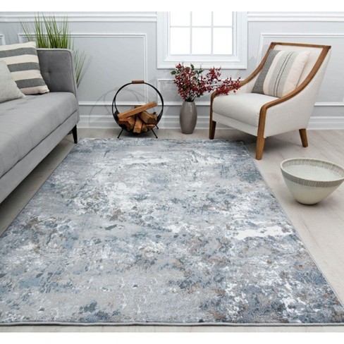 Rugs America Amabella Iv50a Dakota Shadow Abstract Vintage Gray Area ...