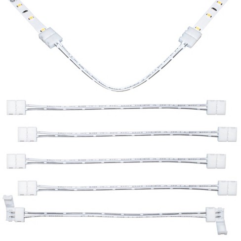 Armacost Lighting 2 Pin Snap Led Strip Light Tape To Tape Connectors ...