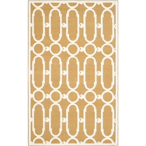 Newport Npt434 Hand Hooked Area Rug - Olive/white - 5'6"x8'6 ...