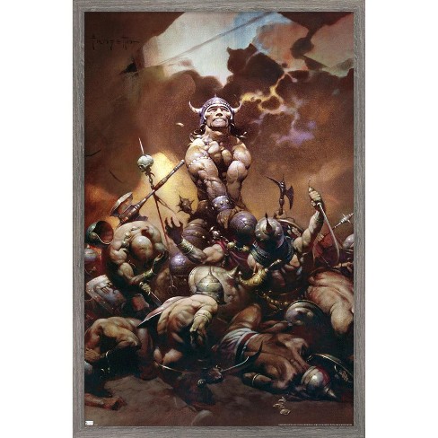 Trends International Frank Frazetta - Destroyer Framed Wall Poster ...