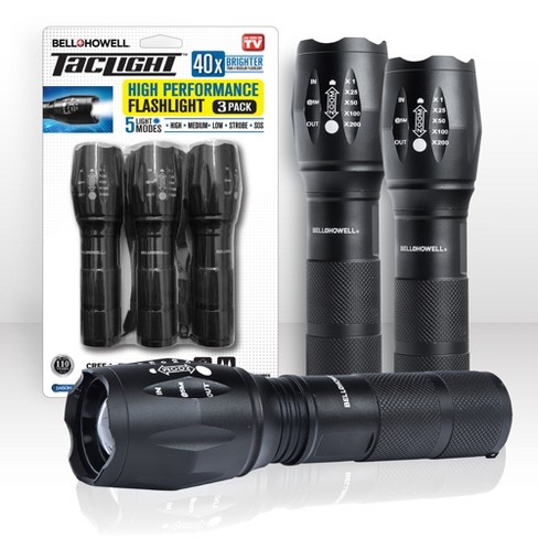 Bell + Howell Taclight High Performance Ultra Bright Flashlight - 3 ...