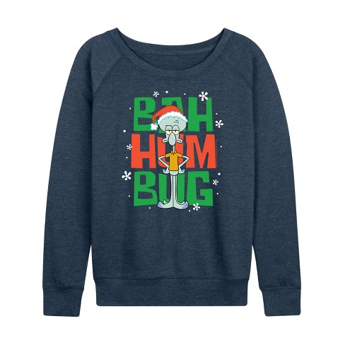 Women's Spongebob Squarepants Squidward Bah Humbug Lightweight French ...