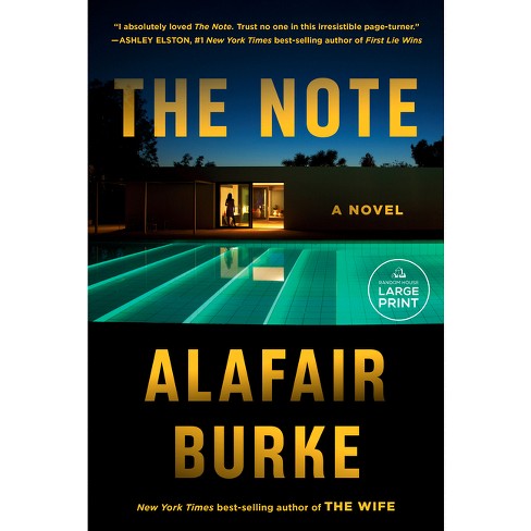 The Note - Large Print By Alafair Burke (paperback) : Target