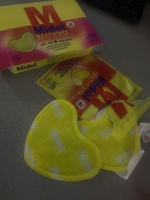 Midol Heat Vibes Menstrual Pain Relief Heat Patches For Menstrual ...