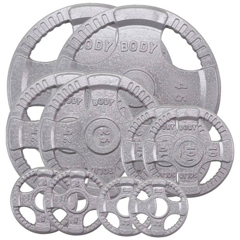 Body-solid Olympic Cast Grip Weight Set 175lbs : Target