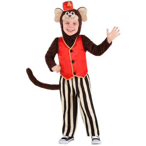 Halloweencostumes.com 4t Boy Circus Monkey Costume For Toddlers, Brown ...