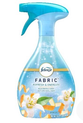 Febreze Fabric Rejuvenating Air Freshener Water Zesty Orange Blossom ...