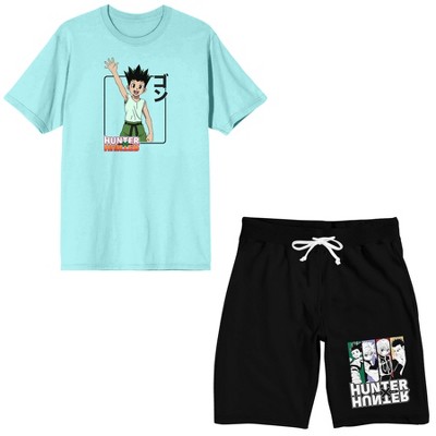 Hunter X Hunter Gon Waving Men's Short Sleeve Shirt & Sleep Shorts Set ...