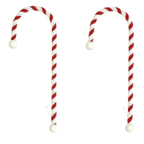 2ct Candy Cane Stocking Holder - Haute Décor : Target