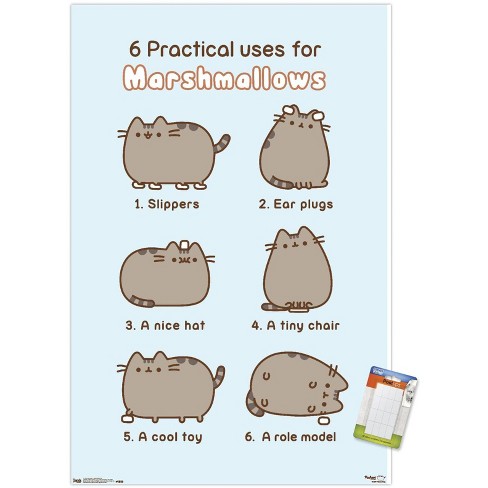 Trends International Pusheen - Marshmallow Unframed Wall Poster Prints ...