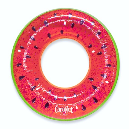 Coconut Outdoor Juicy Watermelon Glitter Pool Float : Target