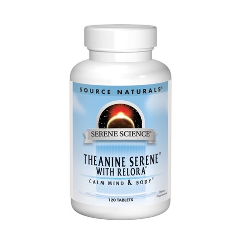 Theanine Serene With Relora By Source Naturals, Inc. - 120 Tablet : Target