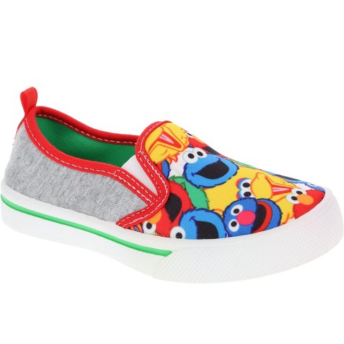 Sesame Street Toddler, Sneaker Multicolor Twin-gore Shoe, Size 8t : Target