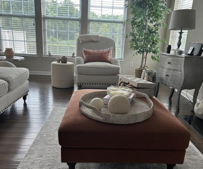 Mercer Cocktail Ottoman Rust - Threshold™ Designed With Studio Mcgee ...