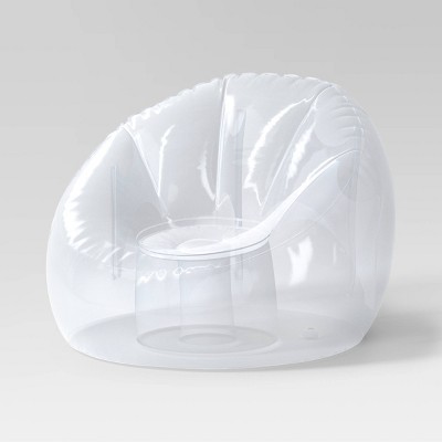 Room Essentials Inflatable Novelty Clear Dorm Chair Target