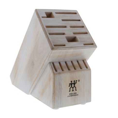Zwilling Twin 16-slot Knife Block - Rustic White : Target